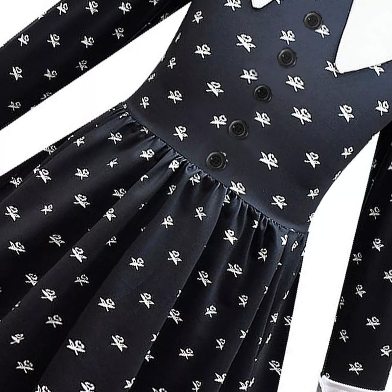 Wednesday Addams Kids Cosplay Costume